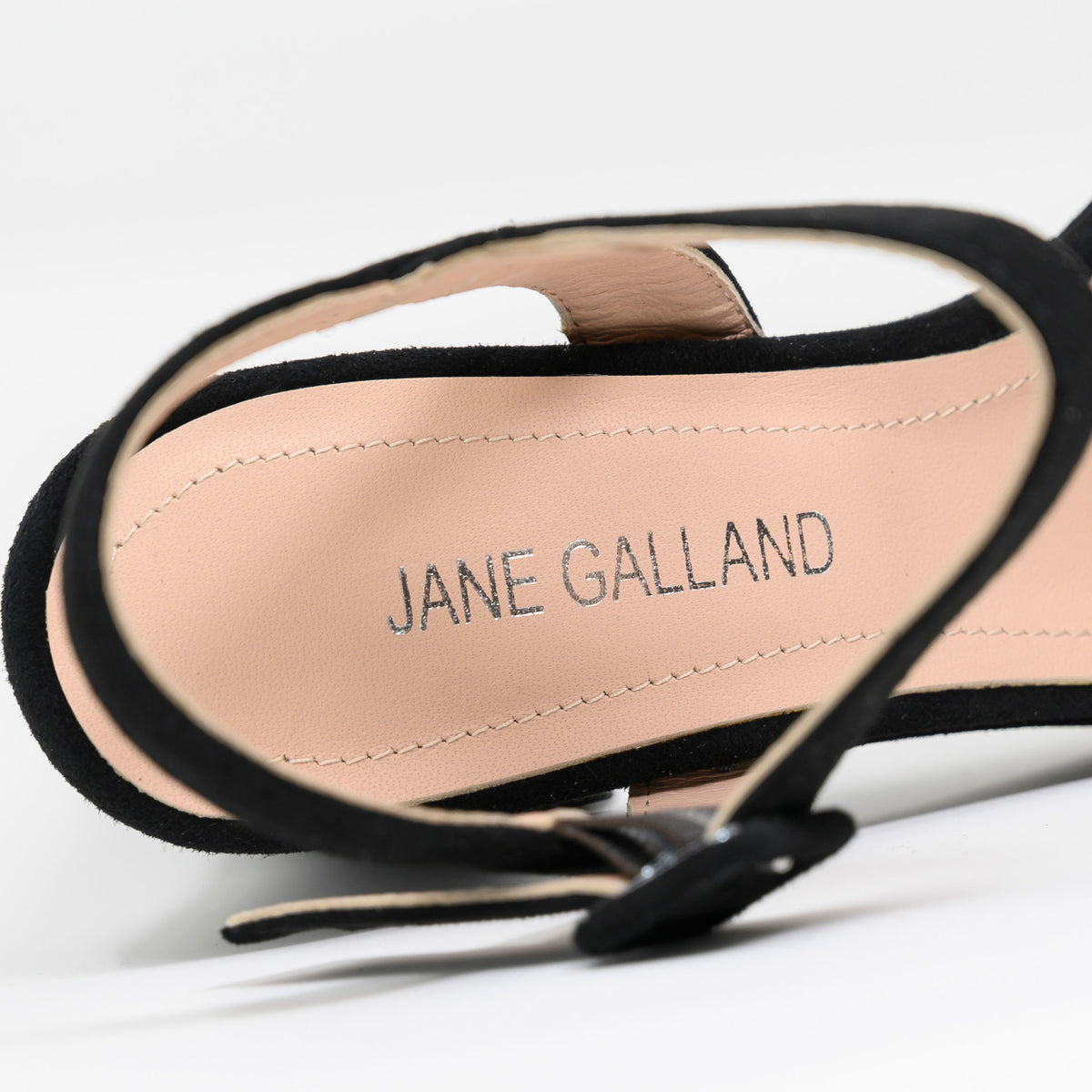 Jane GALLAND Black Suede Sandals | 70s Platform Sandals | Sandals SS25 ...